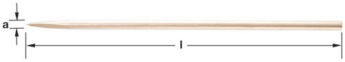 Thread Cleaning Pick, Non-Sparking, Non-Magnetic, AMPCO, Made in USA