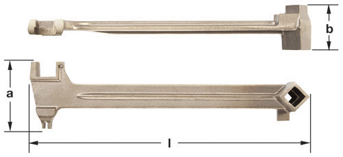 Bung Wrench; Aluminum Bronze; AMPCO W-58-S; NonSparking, NonMagnetic ...