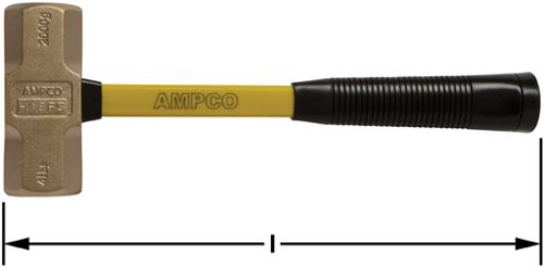 Sledge Hammer, AMPCO H-69FG, NonSparking, NonMagnetic, USA Made