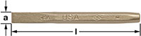 Hand Chisel, Non-Sparking, Non-Magnetic, AMPCO, Made in USA