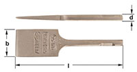 Pneumatic Scaling Chisel; AMPCO CS-25-ST; Aluminum Bronze; NonSparking ...