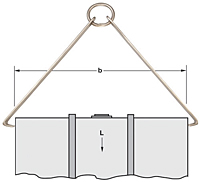 Fixed Barrel Hook, Non-Sparking, Non-Magnetic, AMPCO, Made in USA
